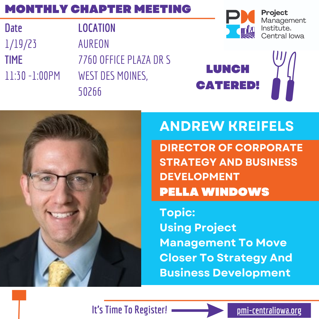 January Monthly Chapter Meeting | PMI Central Iowa Chapter
